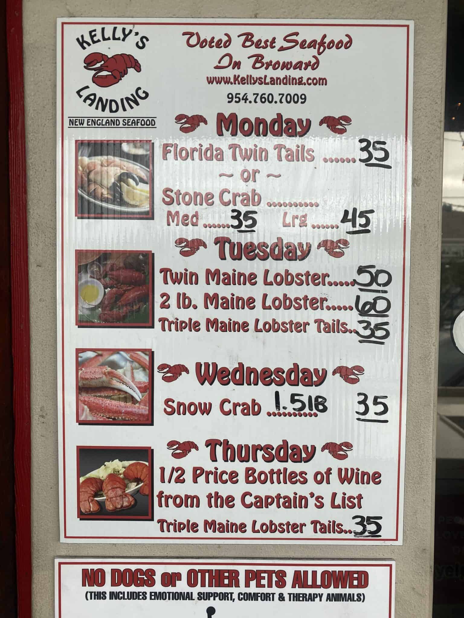 Kellys Landing: New England Seafood in Fort Lauderdale! - AllWorld.com