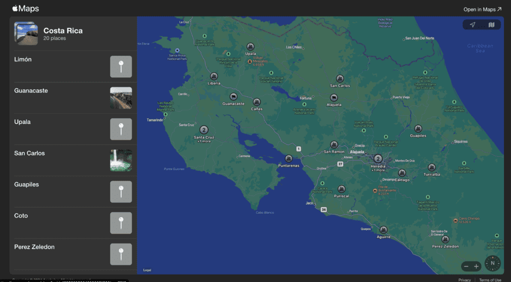 The 5 Best Map App for Traveling in Costa Rica - AllWorld.com